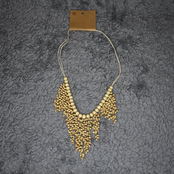 EARTHBOUND | Jewelry | Nwt Earthbound Trading Co Wood Bead Bib Necklace ...